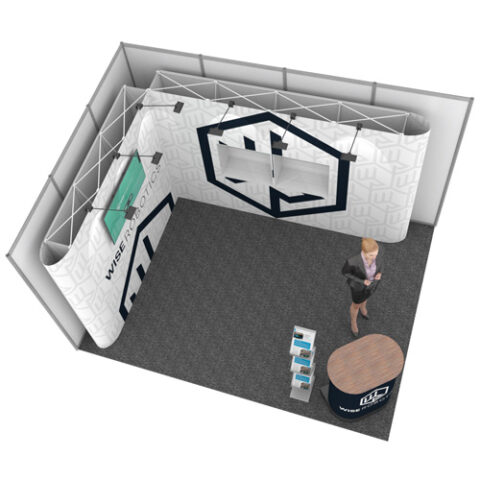 3m x 4m – Plus – 2 walls - Plus Display