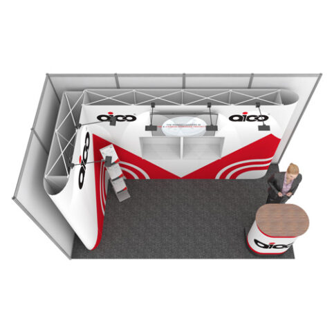 4m x 2m – Plus – 2 walls - Plus Display