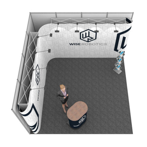 4m x 4m – Basic – 2 walls - Plus Display