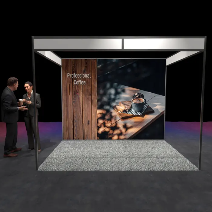 3m Back Wall Only Seamless Shell Scheme Graphics - Plus Display