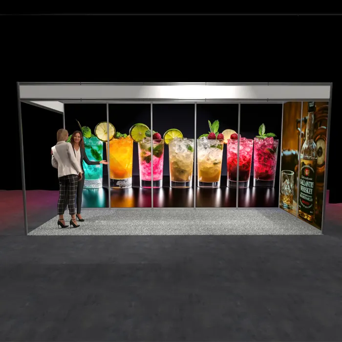 5m x 2m Shell Scheme Panels - Plus Display