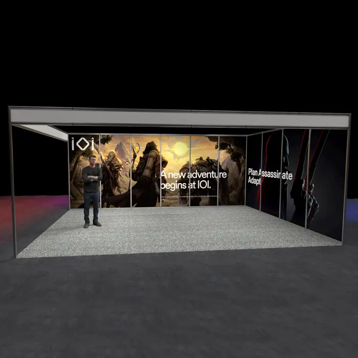 6m x 4m Shell Scheme Panels - Plus Display