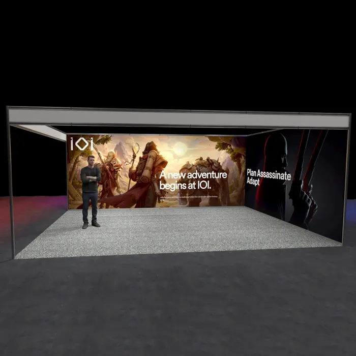 6m x 4m Seamless Shell Scheme Graphics - Plus Display