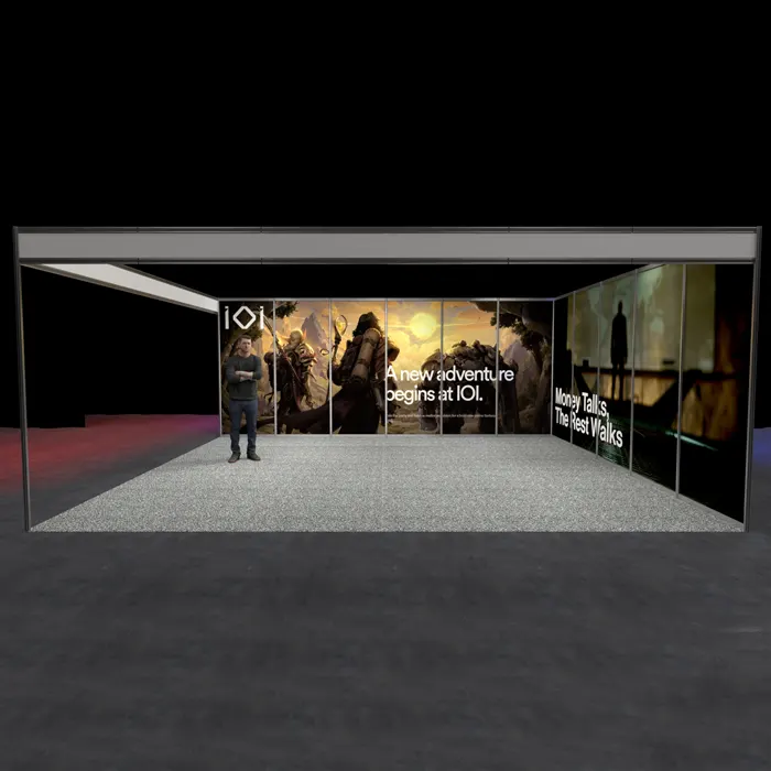 6m x 5m Shell Scheme Panels - Plus Display