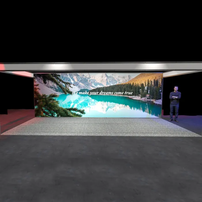 7m Back Wall Only Seamless Shell Scheme Graphics - Plus Display